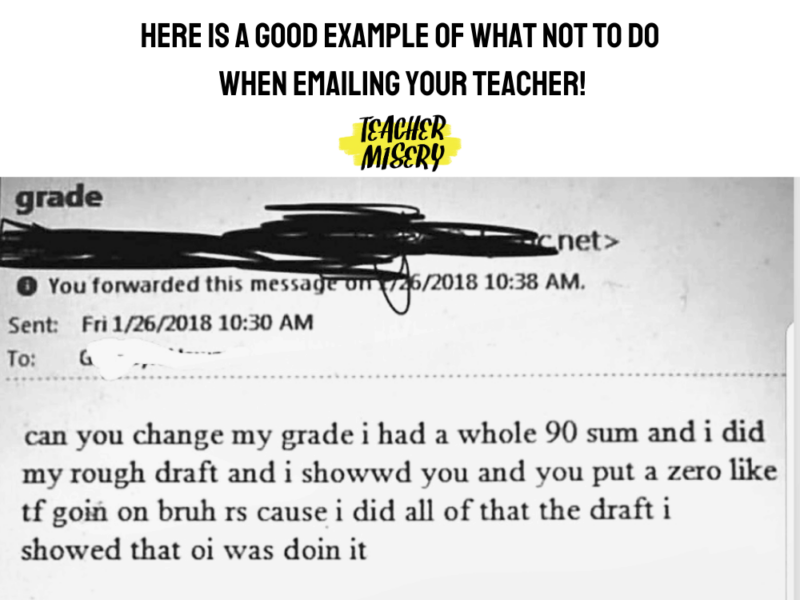 How To Write An Email to a Teacher: Do’s and Don’ts | Teacher Misery