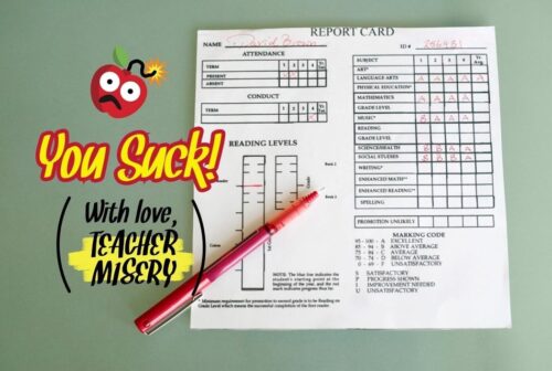 A Cheat Sheet for EASY Teacher Report Card Comments